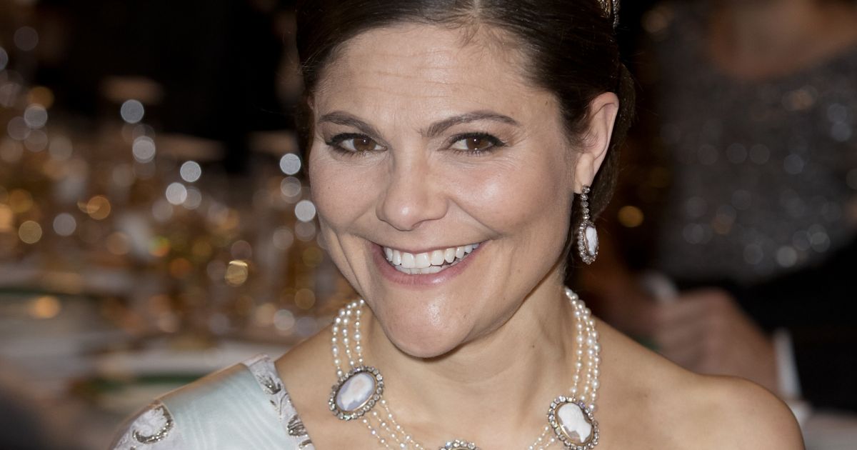 Crown Princess Victoria of Sweden at the Nobel Banquet held in the Blue ...