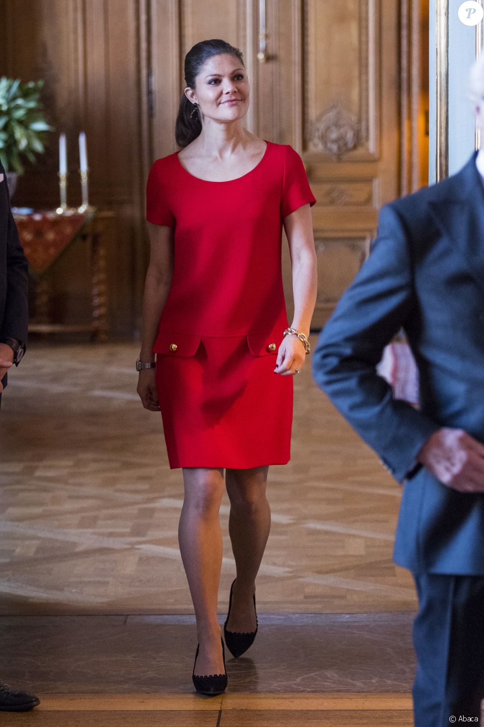 King Carl XVI Gustaf and Crown Princess Victoria held an audience for ...