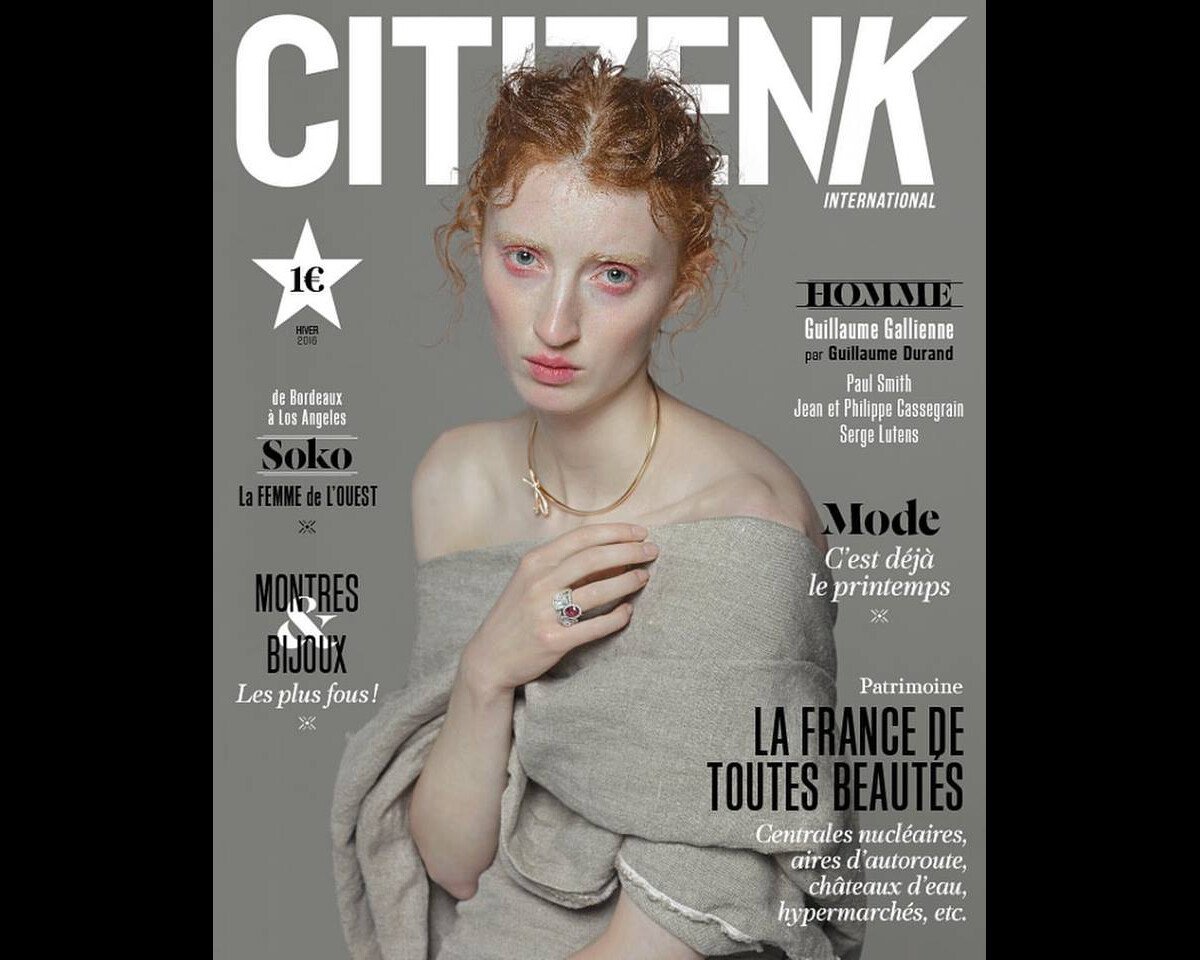 Photo : Couverture de Citizen K, numéro Hiver 2016. - Purepeople