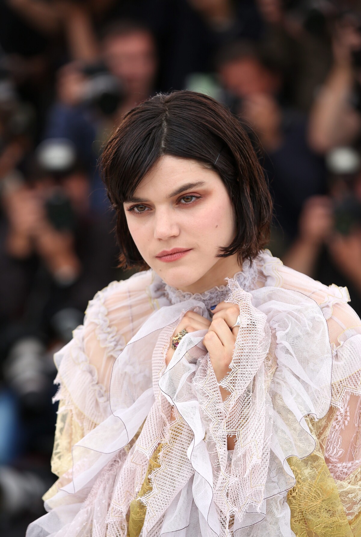 Photo : Soko (Stéphanie Sokolinski) au photocall du film "La danseuse ...