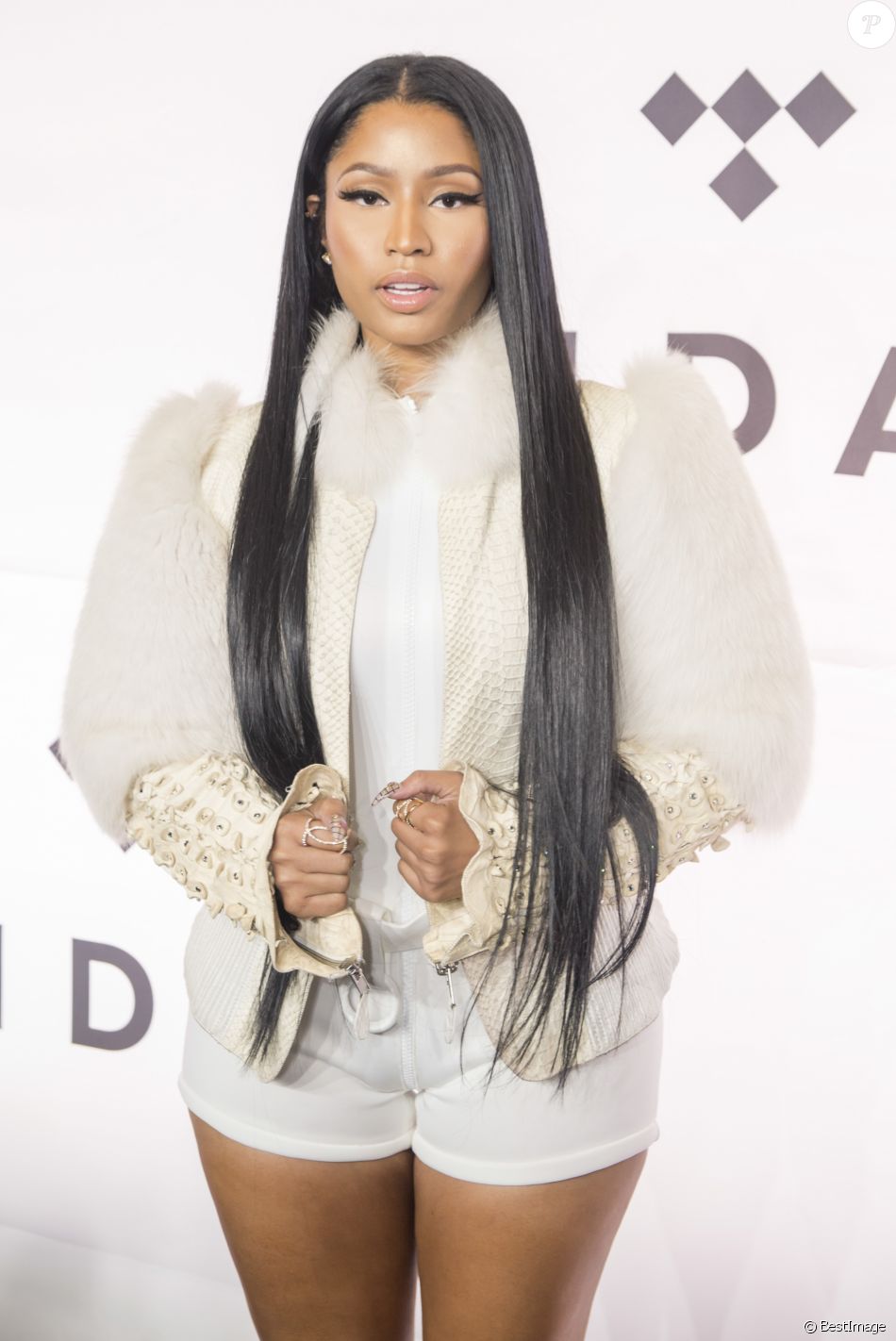 Nicki Minaj à la soirée caritative Tidal X au Barclays Cente à New York ...