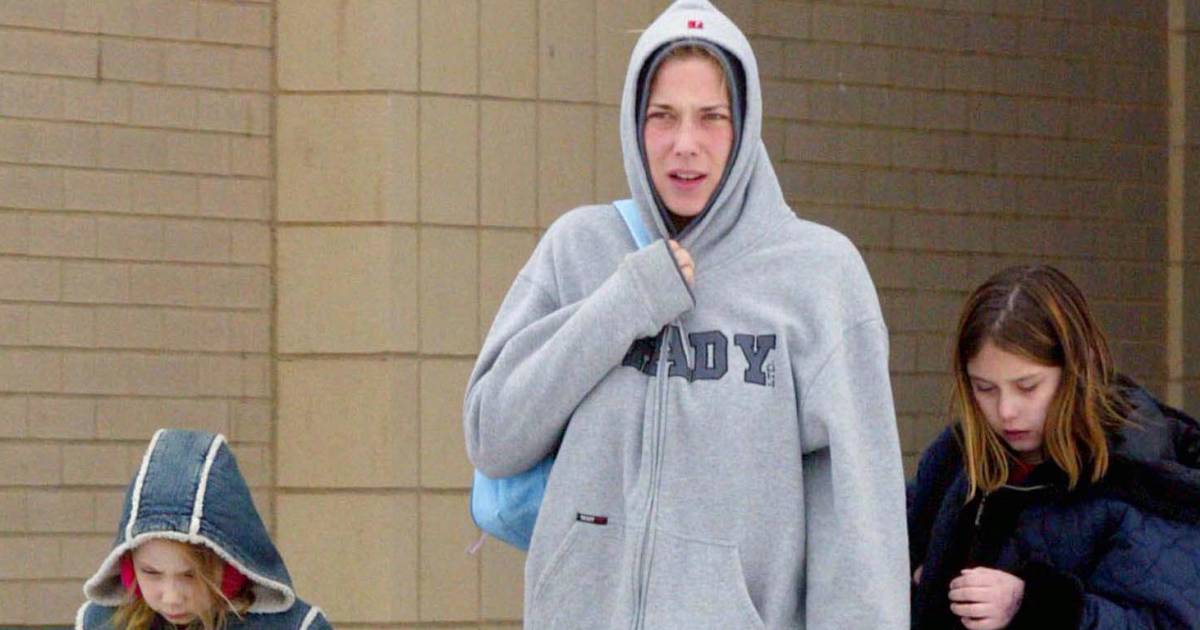Kim Scott avec sa fille Hailie à Détroit le 10 avril 2003. - Purepeople