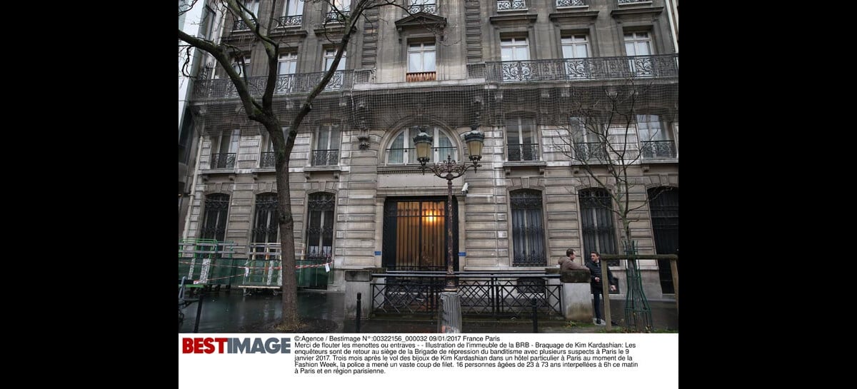 Photo : Le siège de la BRB à Paris le 9 janvier 2017 - Purepeople