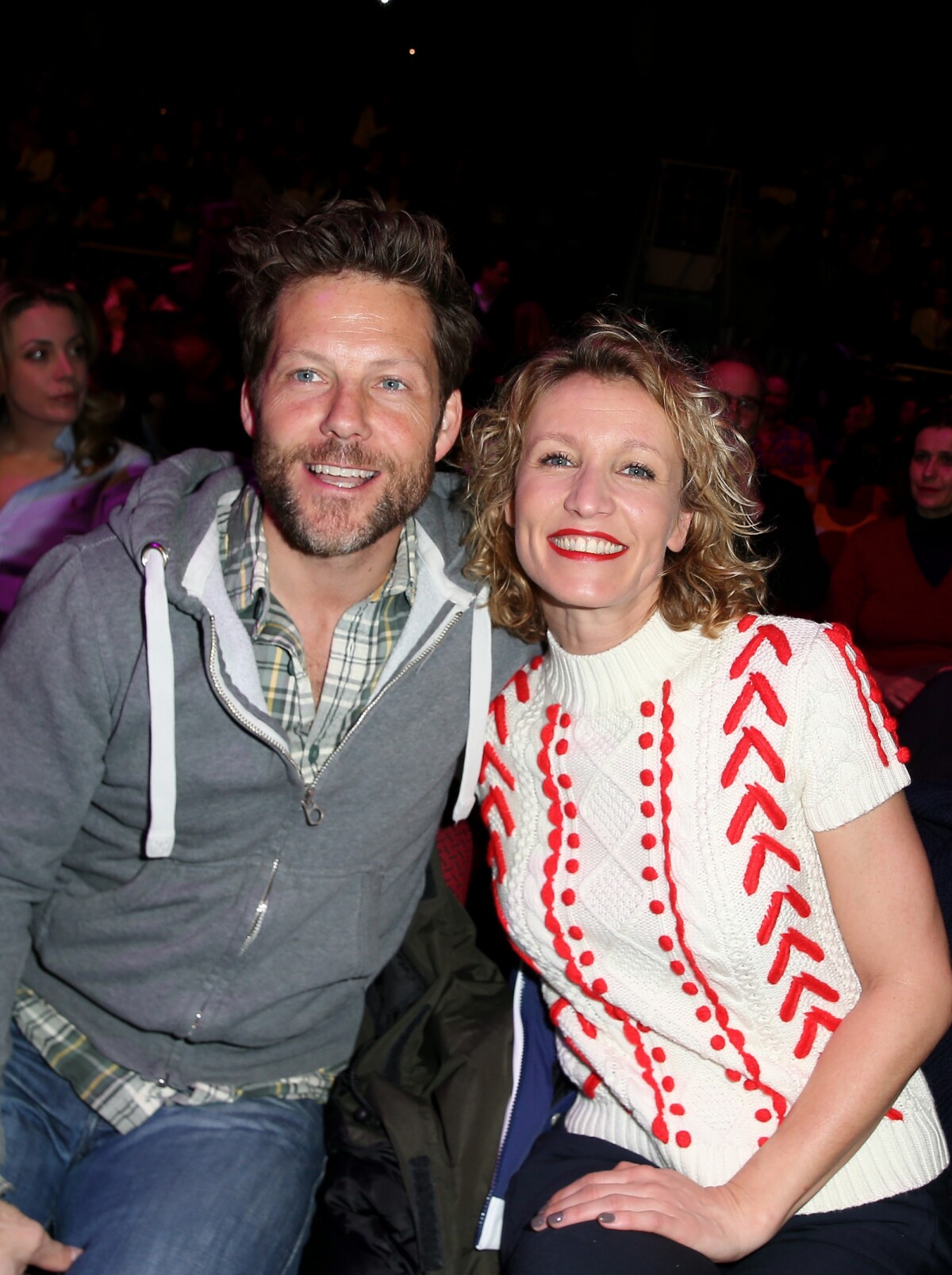 Photo : Jamie Bamber et Alexandra Lamy lors de la cérémonie de clôture ...