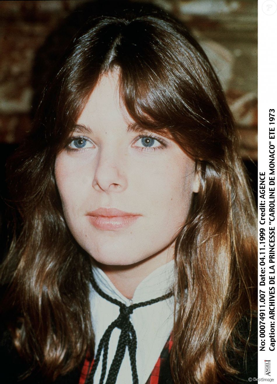 La princesse Caroline de Monaco à un défilé Dior en 1979 - Purepeople