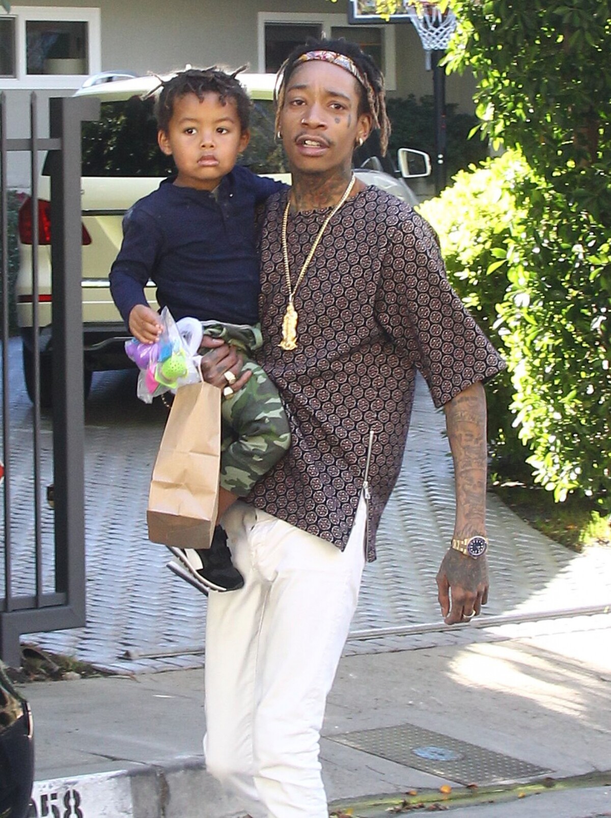 Photo : Amber Rose et son mari Wiz Khalifa emmènent leur fils Sebastian ...