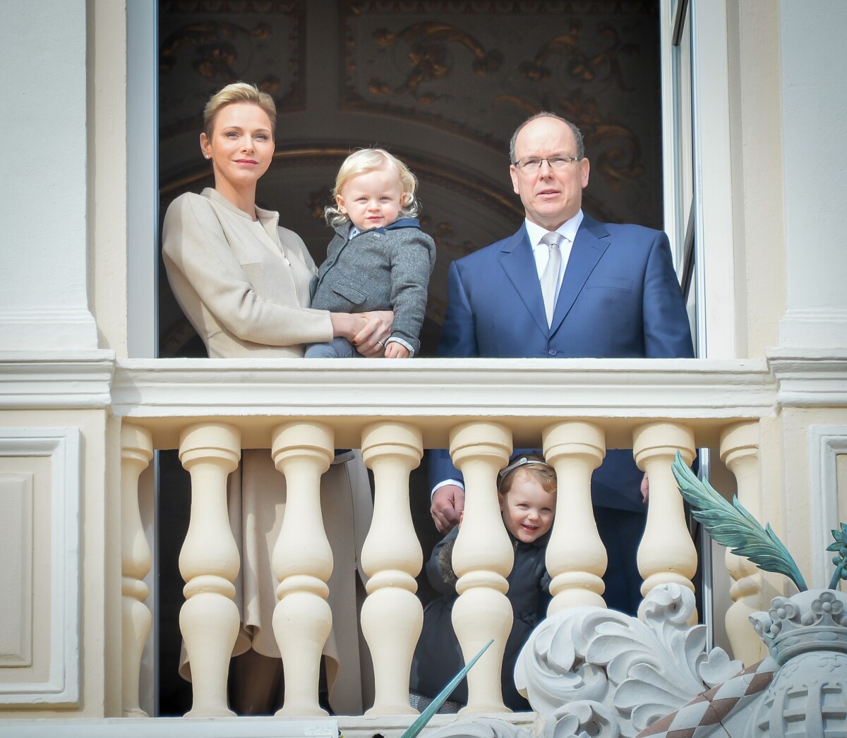 Photo : Le prince Jacques et la princesse Gabriella de Monaco avec ...