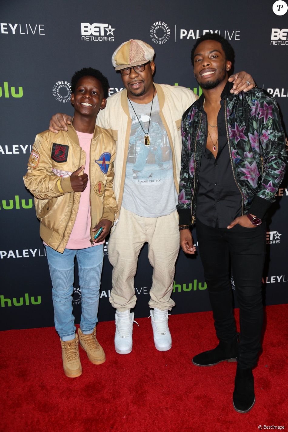 Tyler Williams, Bobby Brown et Woody McClain lors de la première de ...