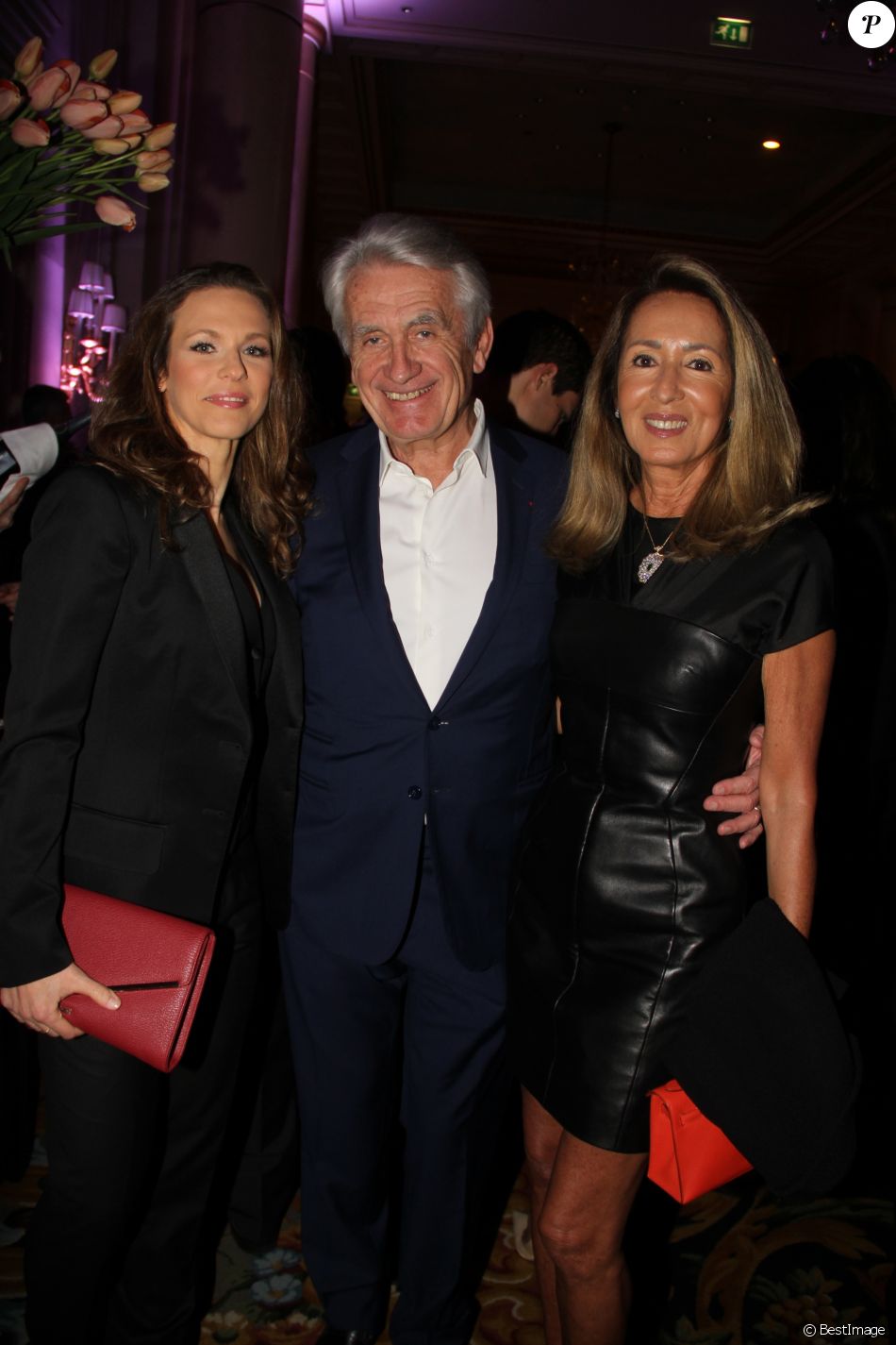 Lorie (Laure Pester), Nicole et Gilbert Coullier - Dîner de gala de la ...