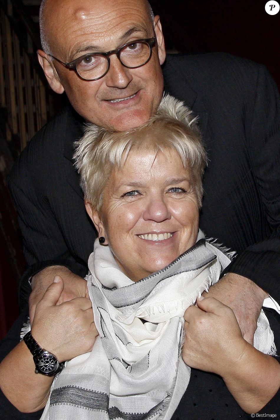 Mimie Mathy et son mari Benoist Gérard - portrait à Paris le 7 mars ...