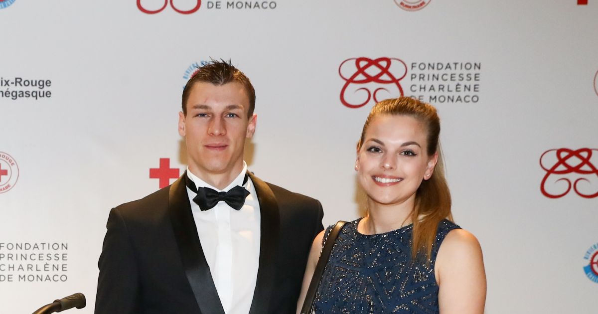 Kevin Crovetto (gymnaste de l'étoile de Monaco) et sa compagne - Dîner ...