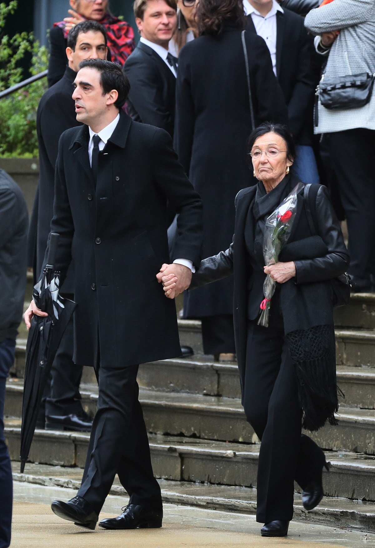 Photo : Antonia Emmanuelli (sa femme) et Antoine (son fils) lors des ...