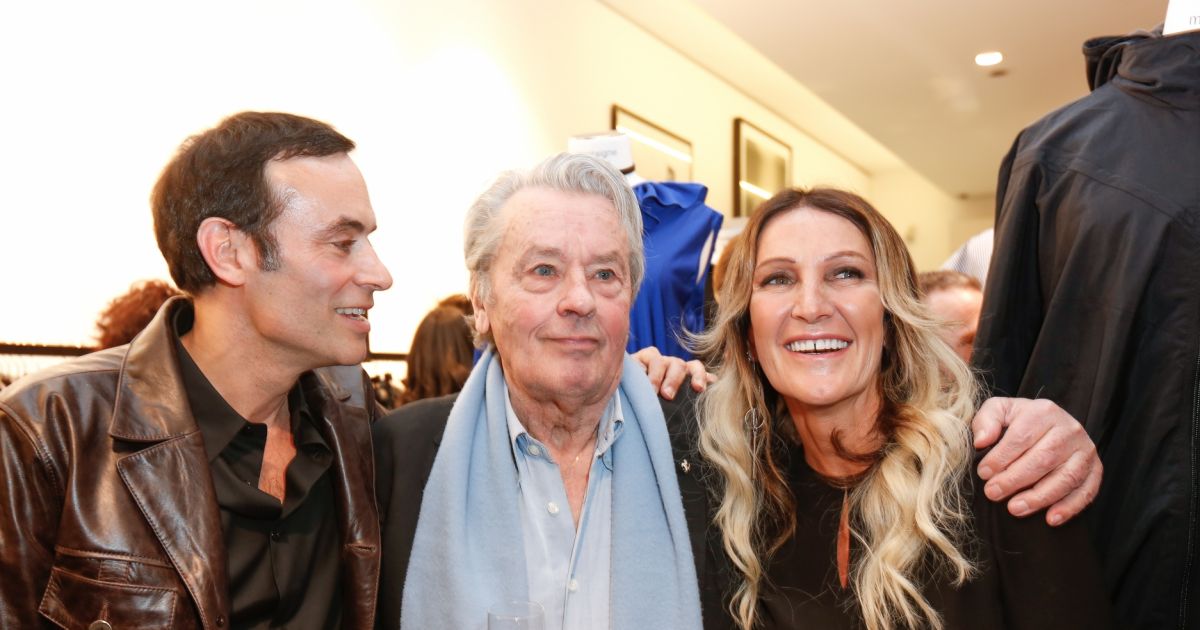 Exclusif - Anthony Delon avec son père Alain Delon et Liliane Jossua ...