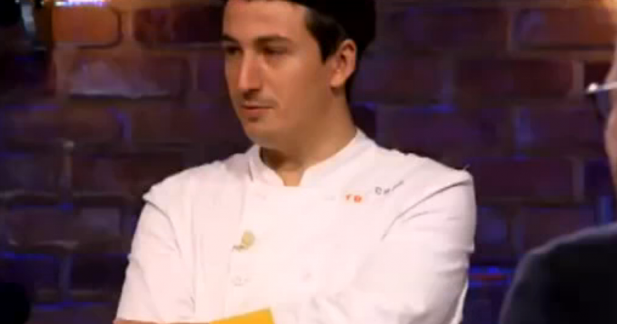 Jérémie - Top Chef 2017 sur M6, le 29 mars 2017. - Purepeople