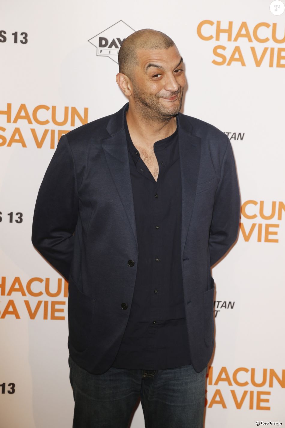 Ramzy Bédia lors de l'avant-première du film Chacun sa vie au cinéma ...