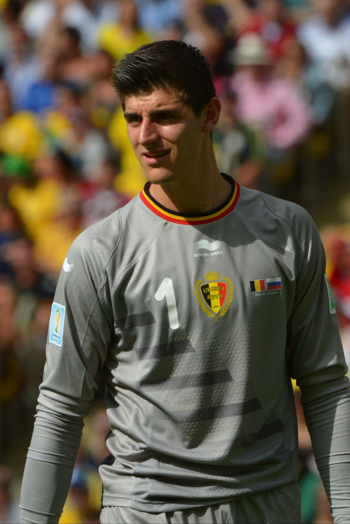 Photo : Le footballeur Thibaut Courtois à Rio de Janeiro, le 22 juin ...