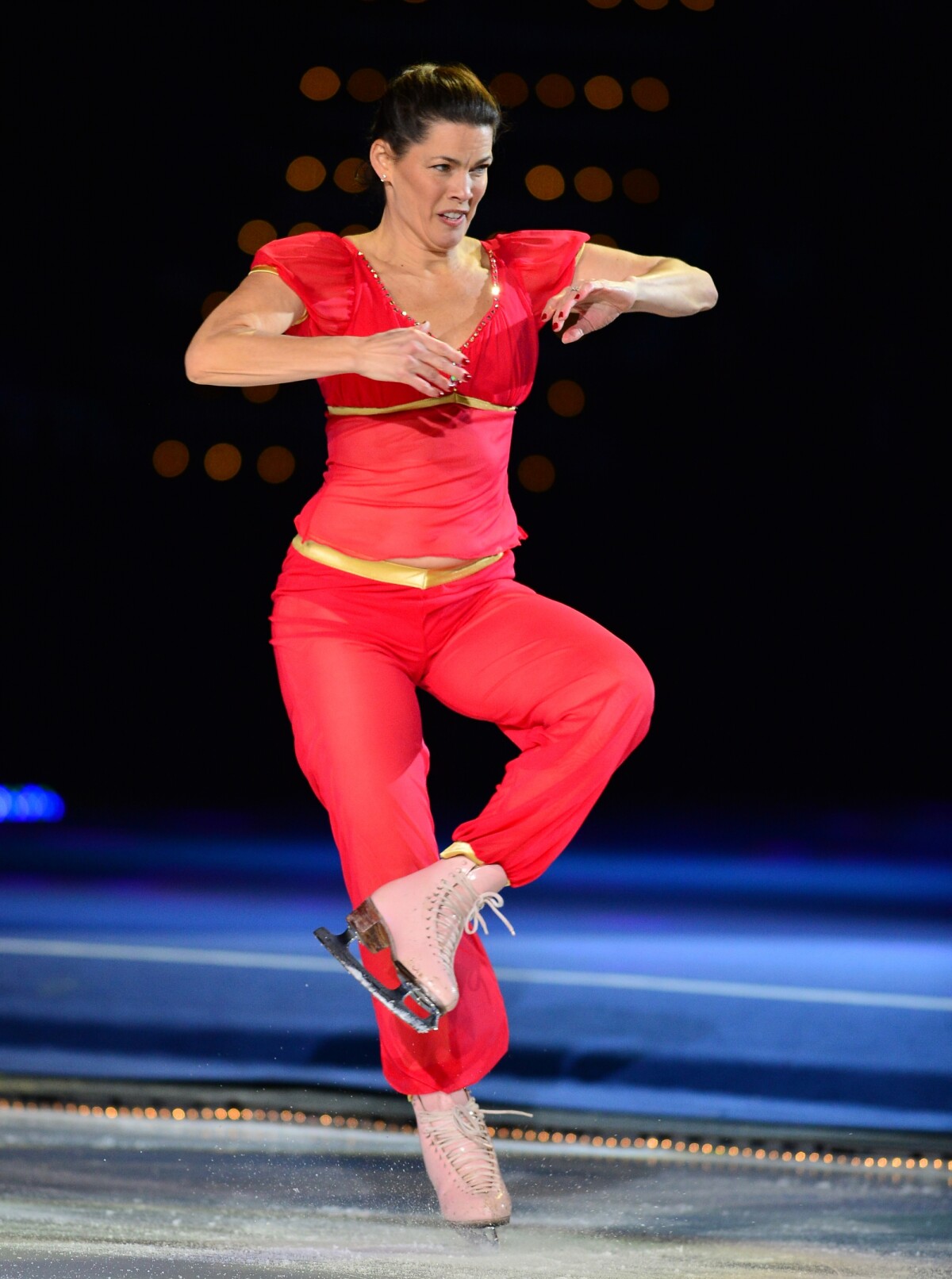 Photo : Nancy Kerrigan lors d'un spectacle à Sunrise, en Floride, le 25 ...
