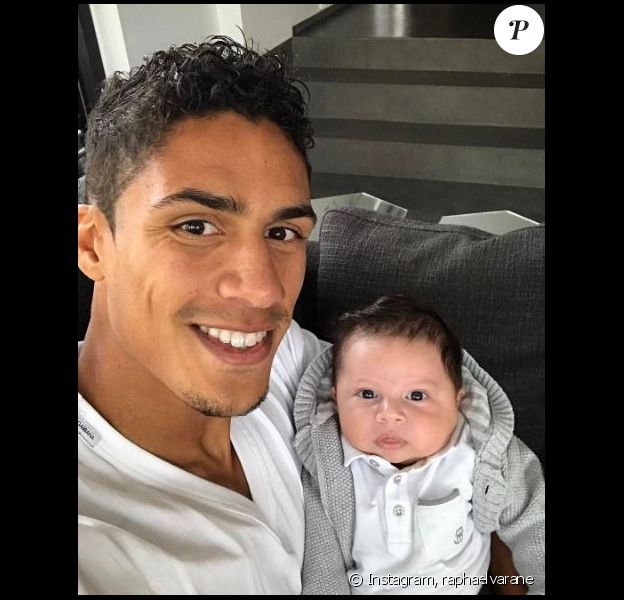 Raphaël Varane : Le jeune papa dévoile le prénom de son fils à croquer ...