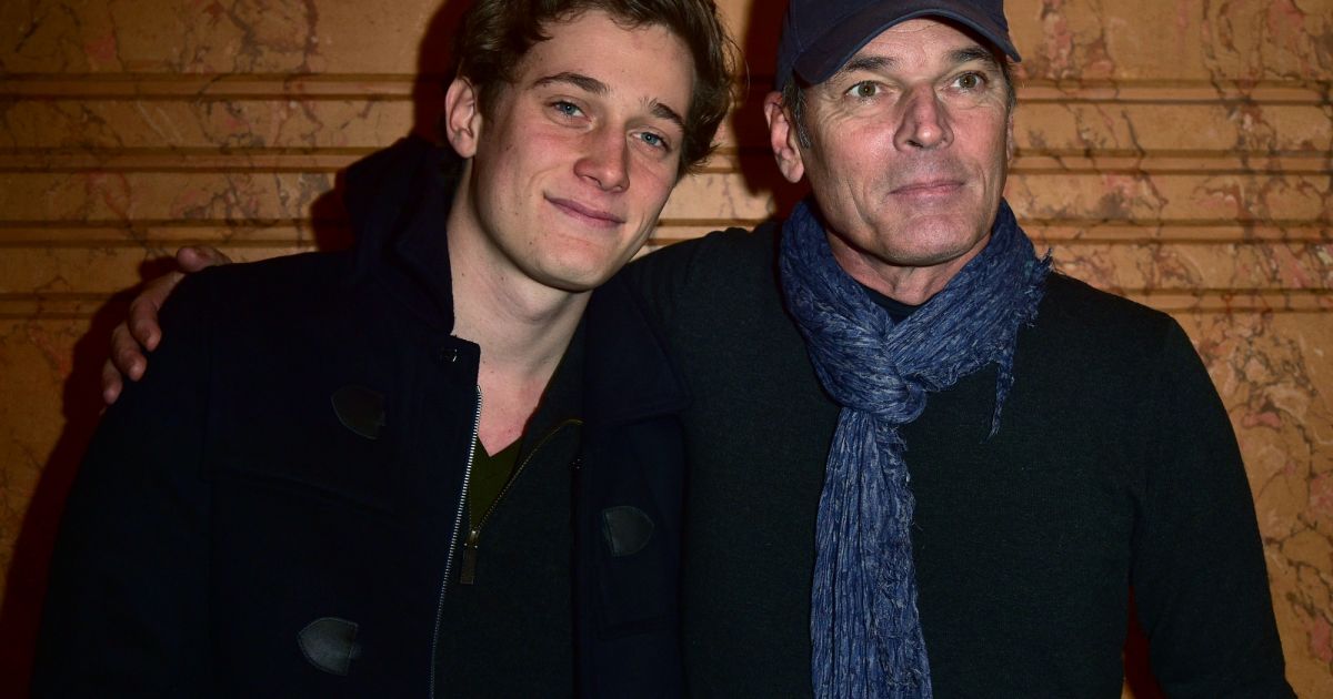 Laurent Baffie et son fils Benjamin Baffie pour la pièce Toc toc ...