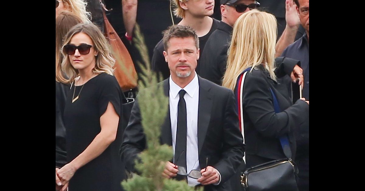 Brad Pitt aux funérailles de Chris Cornell à Los Angeles, le 26 mai ...