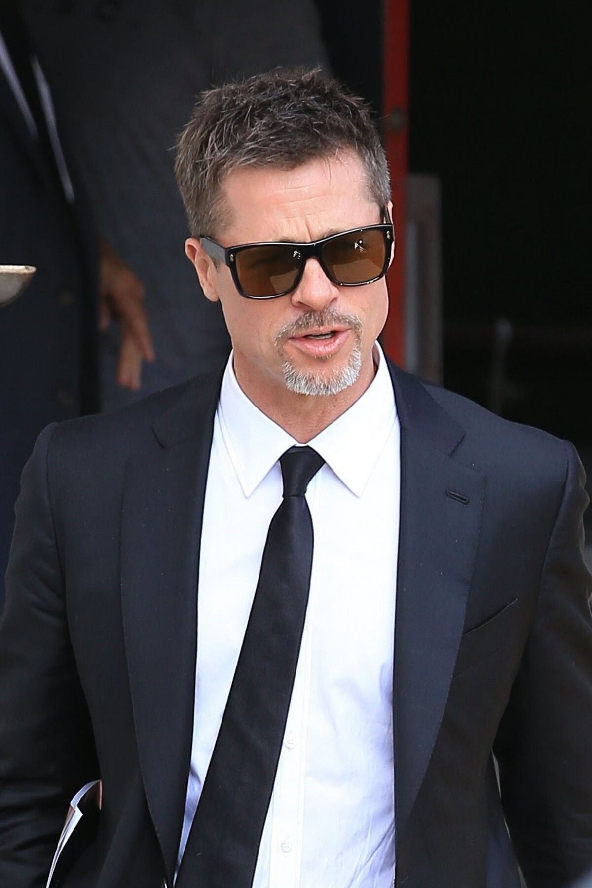 Photo : Brad Pitt est allé déjeuner au restaurant Craig après avoir ...