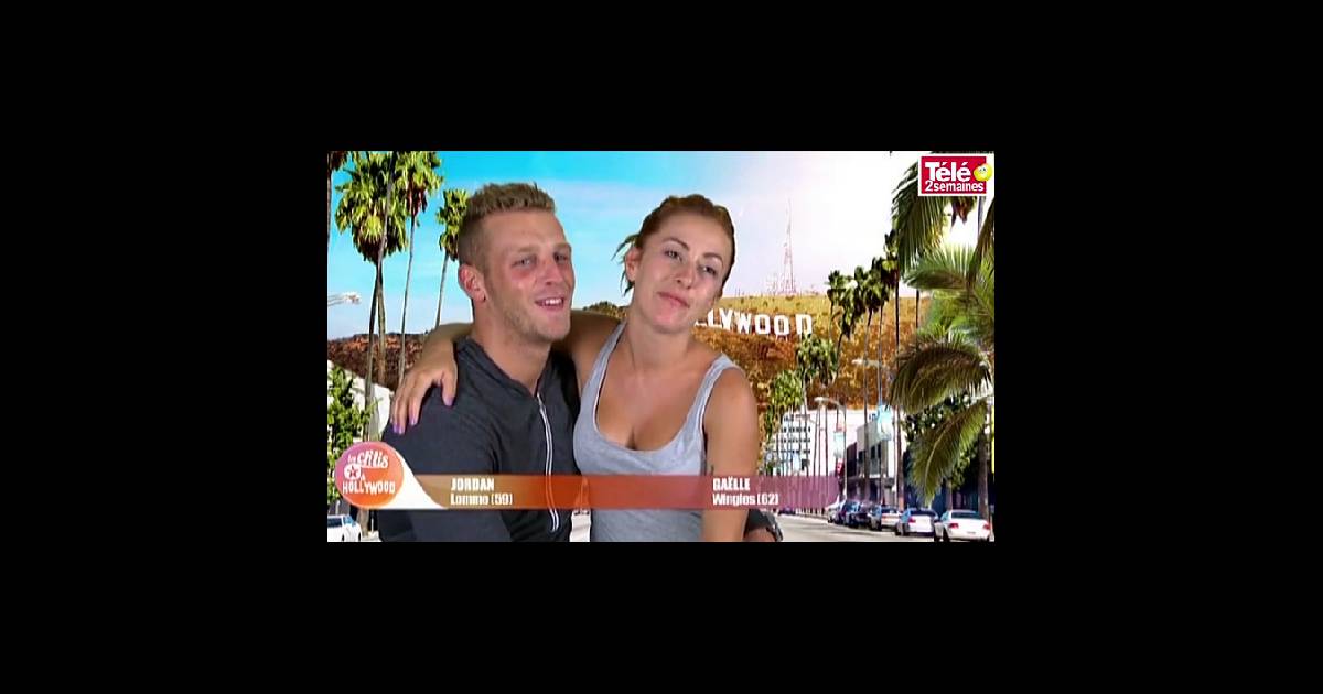 Gaëlle et Jordan des Ch'tis à Hollywood. - Purepeople