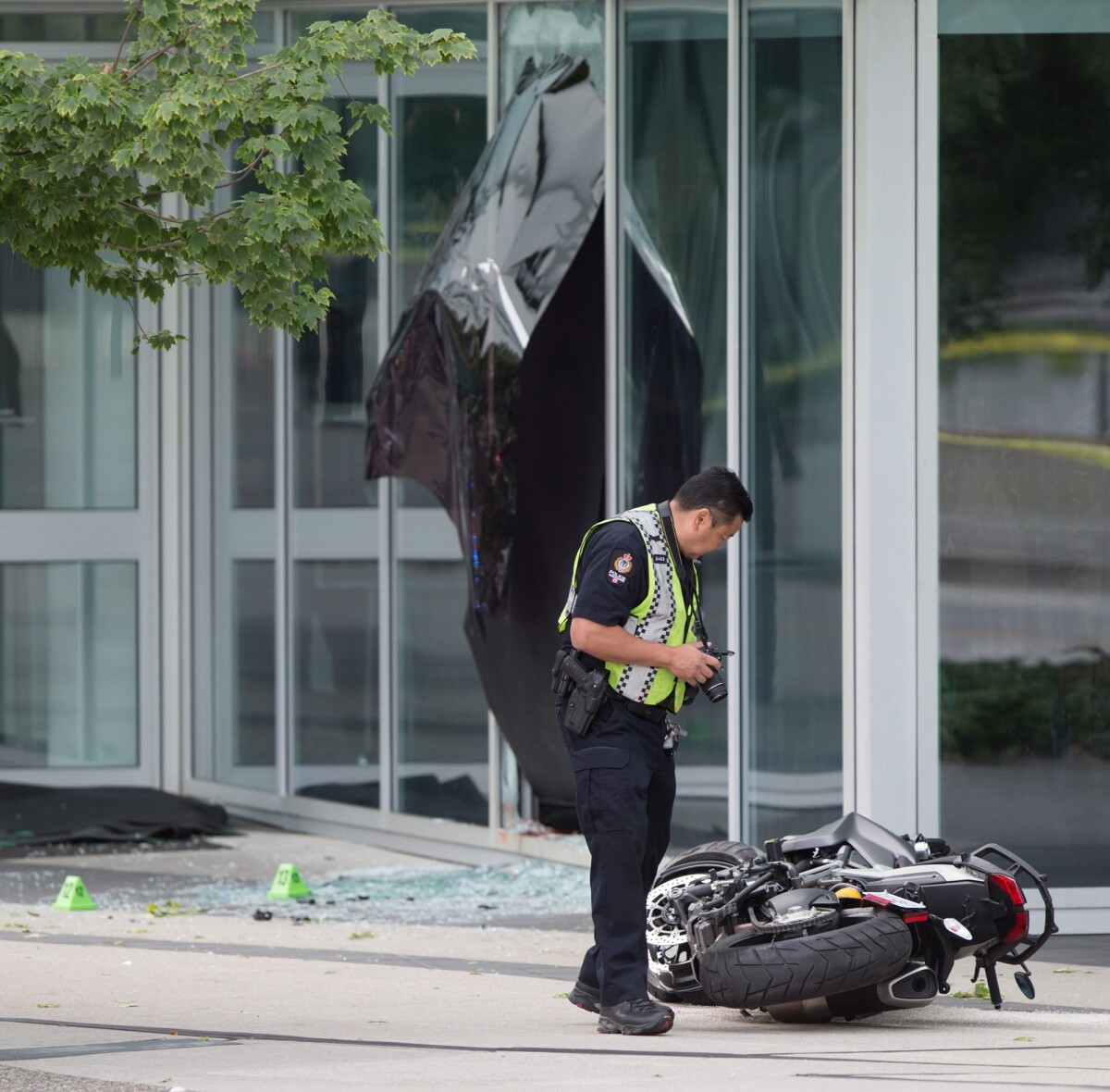 Photo : La police sur le tournage de "Deadpool 2" à Vancouver, où une ...