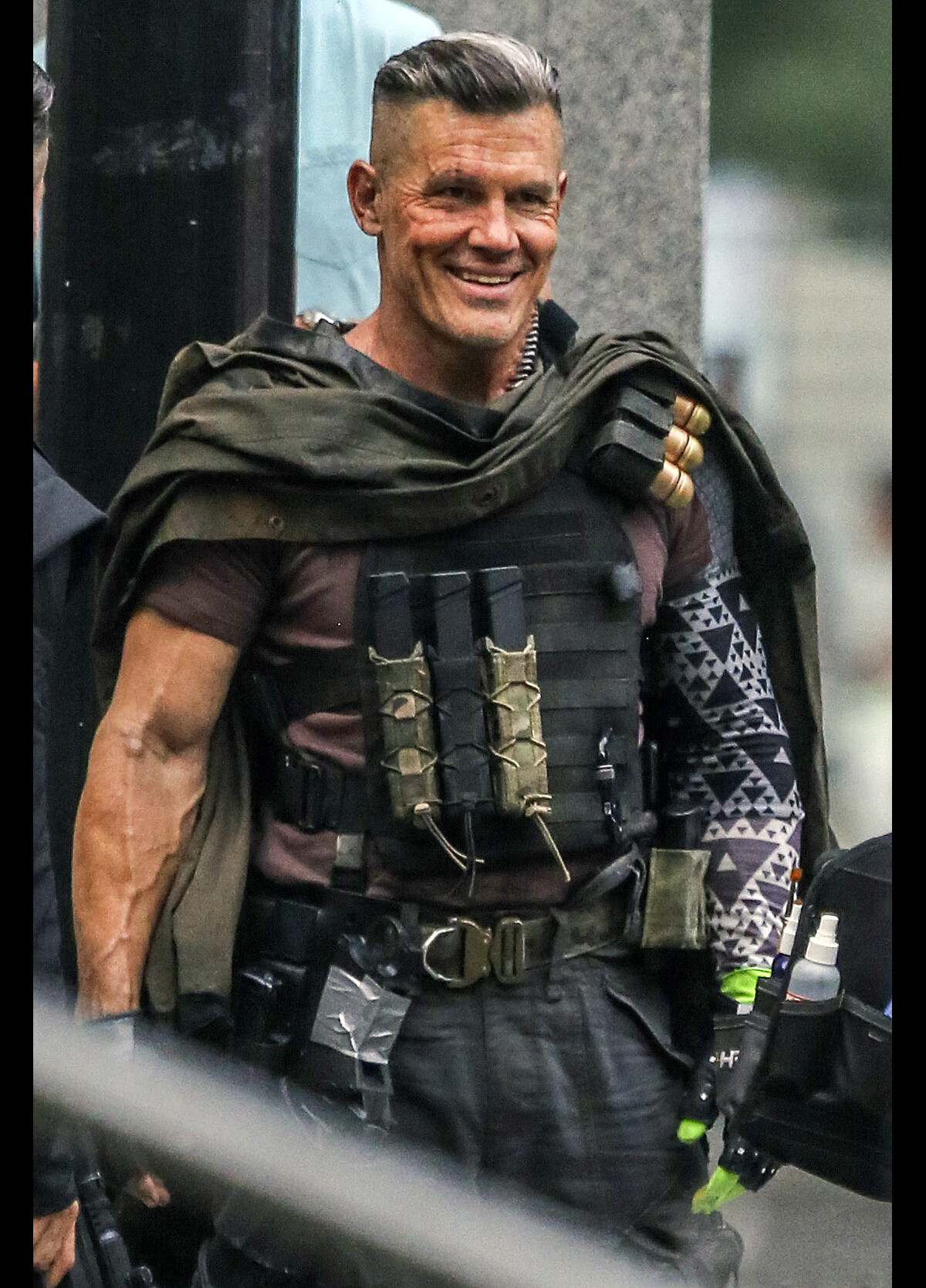 Photo : Josh Brolin sur le tournage du film "Deadpool 2" à Vancouver ...