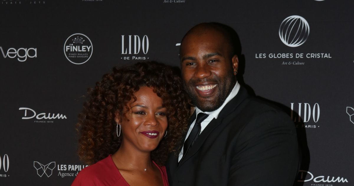 Teddy Riner et sa compagne Luthna Plocus au photocall de la 11ème ...
