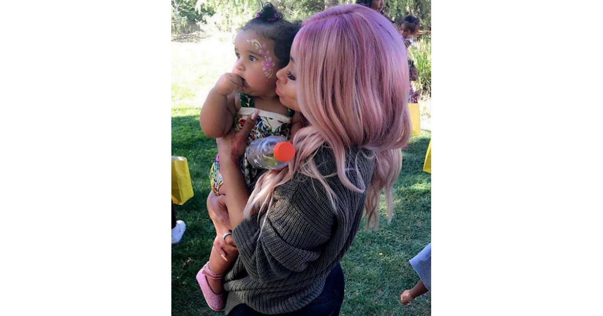 Blac Chyna et sa fille Dream. Septembre 2017. - Purepeople