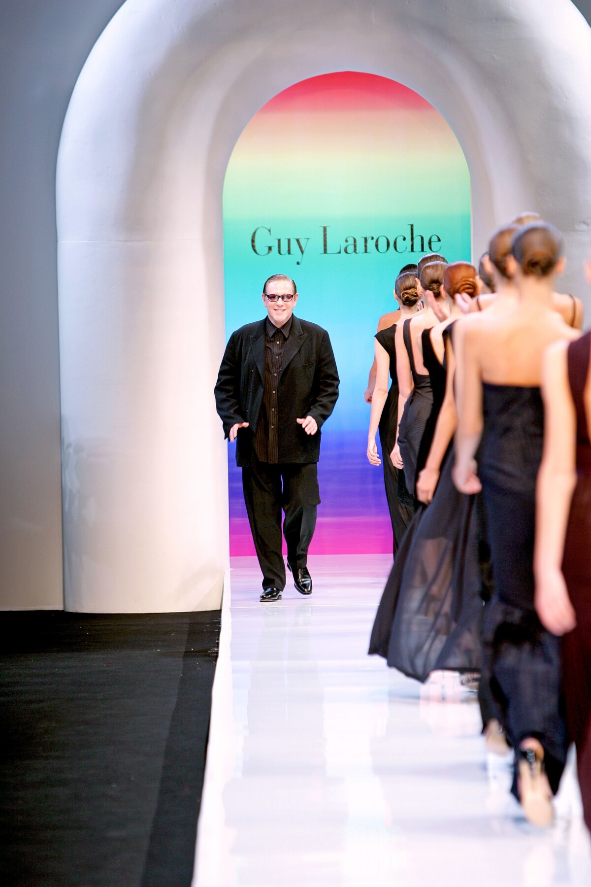 Photo : Hervé L. Leroux lors du défilé Guy Laroche printemps-été 2006 à ...