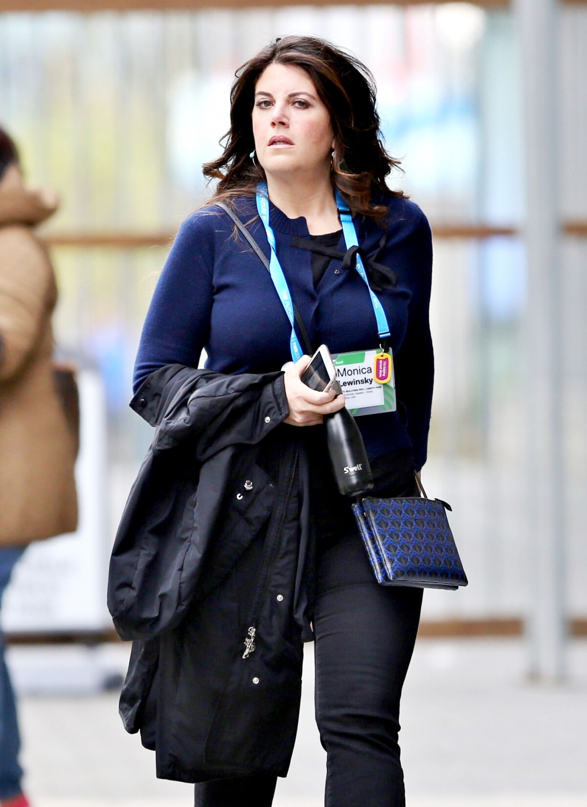 Photo : Monica Lewinsky à la sortie de la convention 'TED Talks' à ...