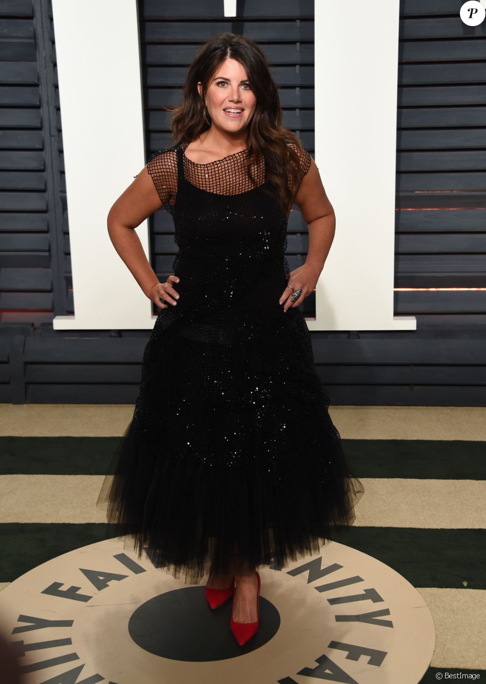 Monica Lewinsky - Vanity Fair Oscar viewing party 2017 au Wallis ...