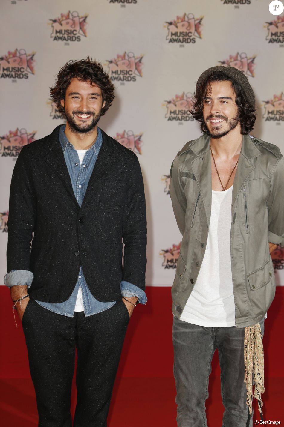 Jérémy Frérot et Flo Delavega (Fréro Delavega) - Arrivées à la 17ème ...