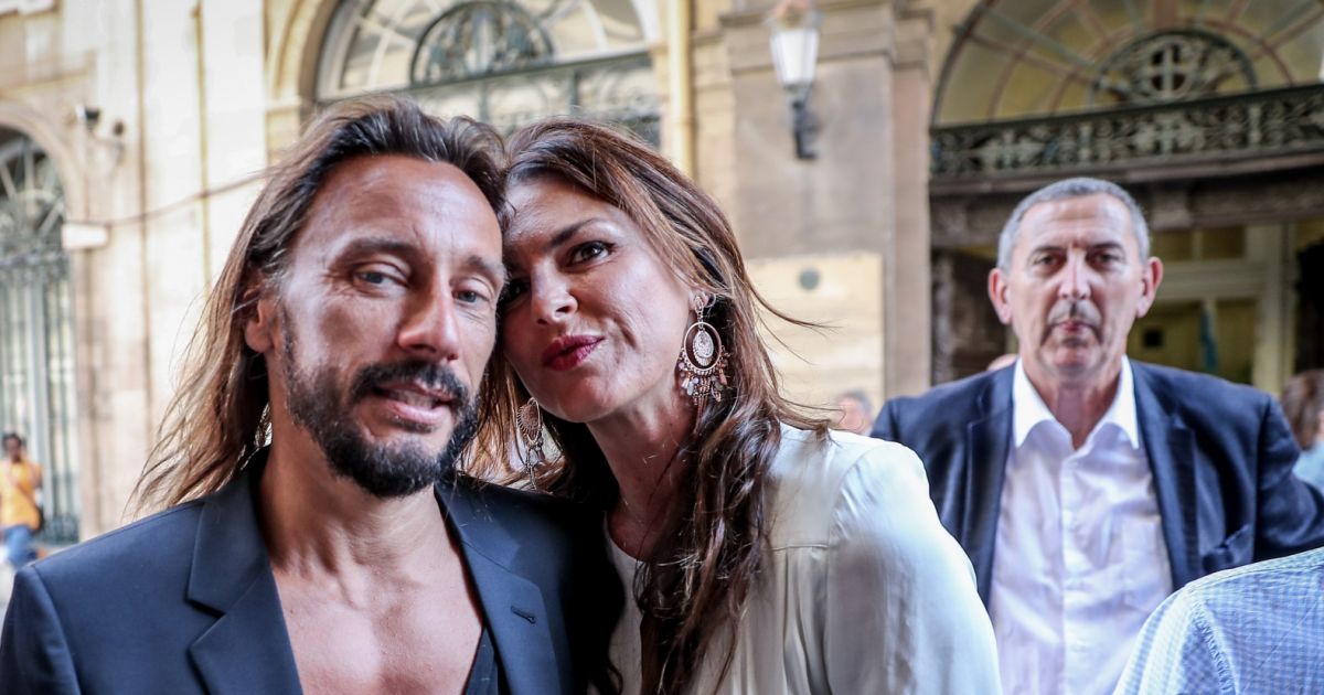 Exclusif - Bob Sinclar et sa femme Ingrid - Arrivées à la mairie ...