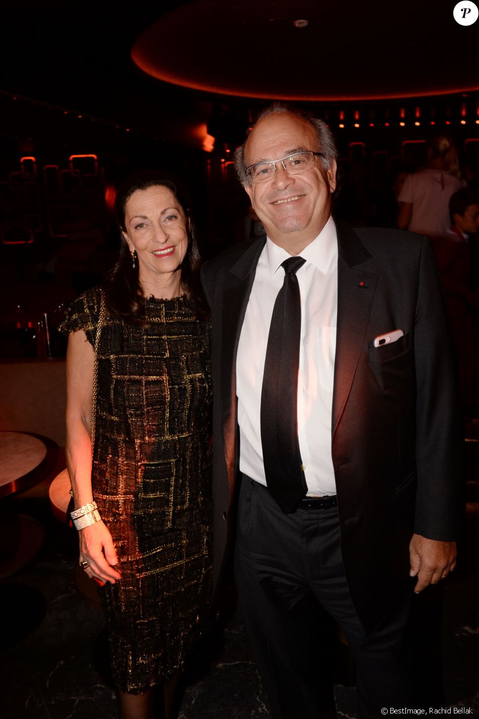 Exclusif - Le Professeur David Khayat et sa femme Jocelyne - Dîner pour ...