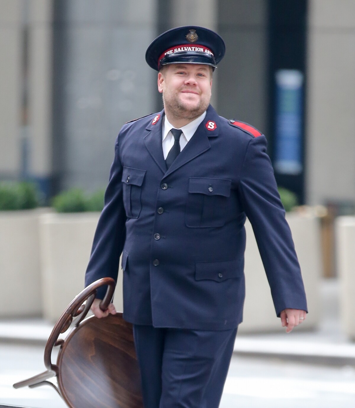 Photo : James Corden - Les acteurs sur le tournage de l'émission 'The ...