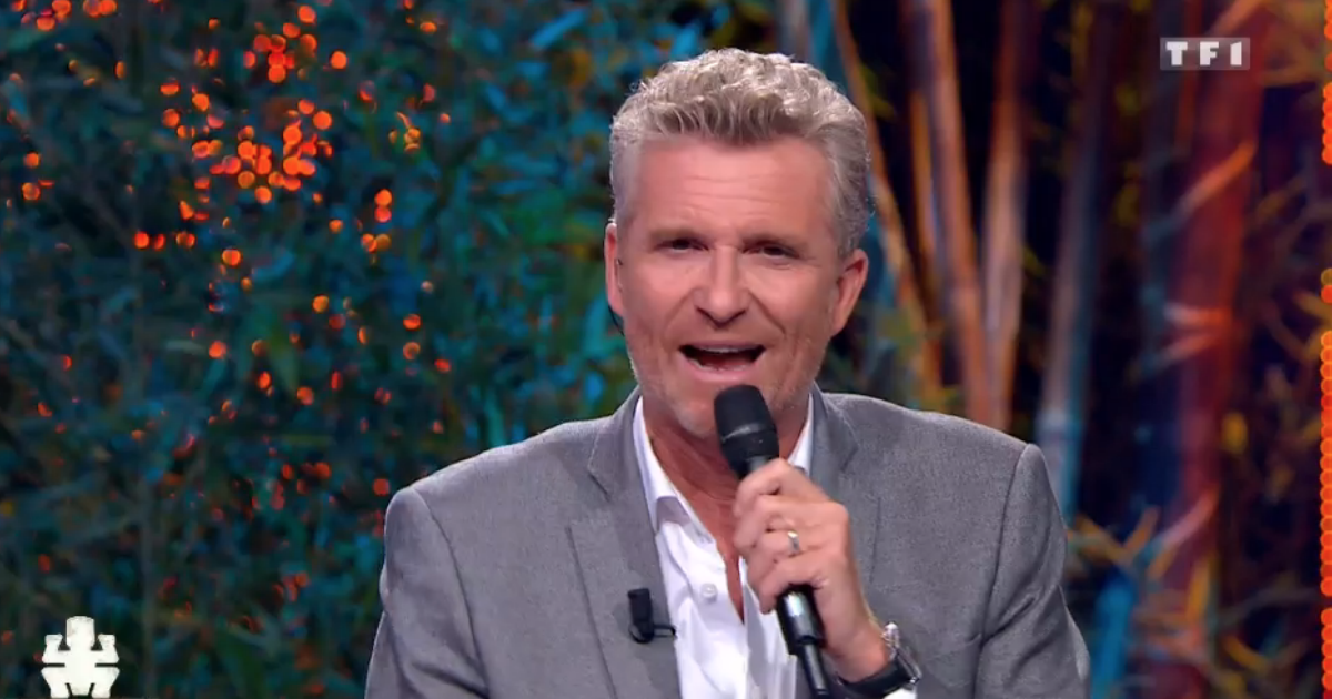 Denis Brogniart lors de la finale de Koh-Lanta Fidji (TF1) vendredi 15 ...