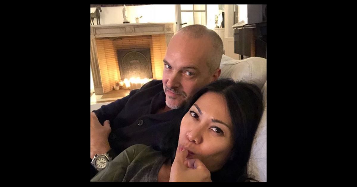 Anggun et son chéri Christian Kretschmar, à Paris. Décembre 2017 ...