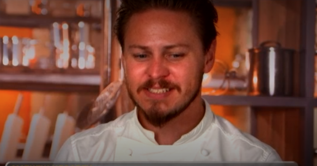 Mathew - Top Chef 2018 sur M6. Le 31 janvier 2018. - Purepeople