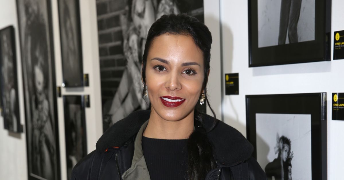 La chanteuse Shy'm - Vernissage de l'exposition The Spirit of Rock du ...