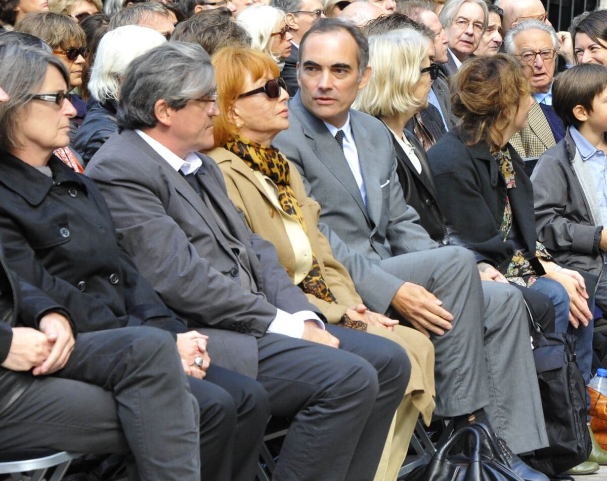 Photo : Thomas Chabrol et sa mère Stéphane Audran à l'homme public à Claude Chabrol, Paris, le ...