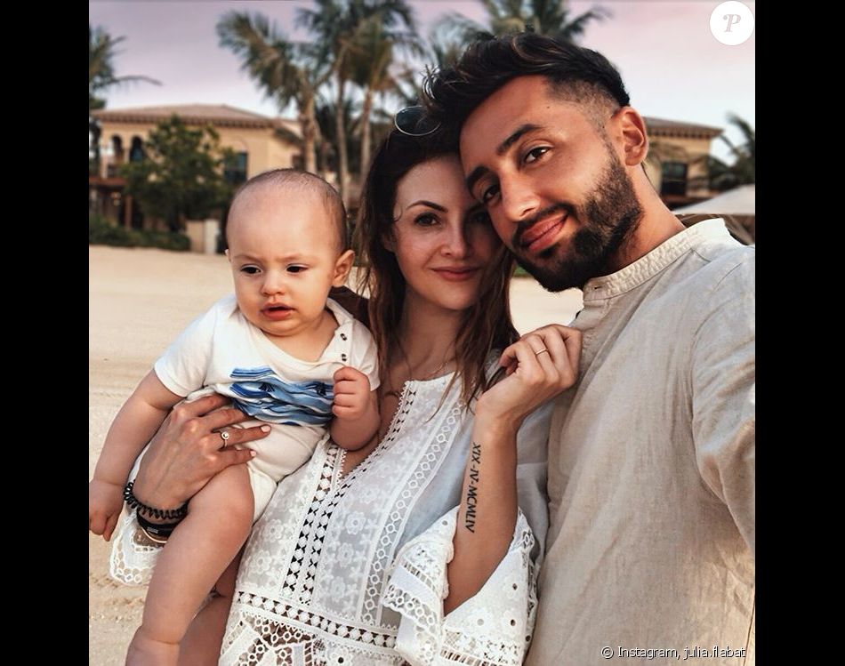 Julia Flabat Avec Son Fils Edan Et Son Chéri Eddy Sur Instagram