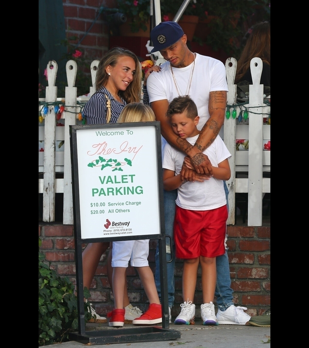 Photo : Exclusif - Jeremy Meeks, son fils Jeremy Meeks Jr. et sa ...