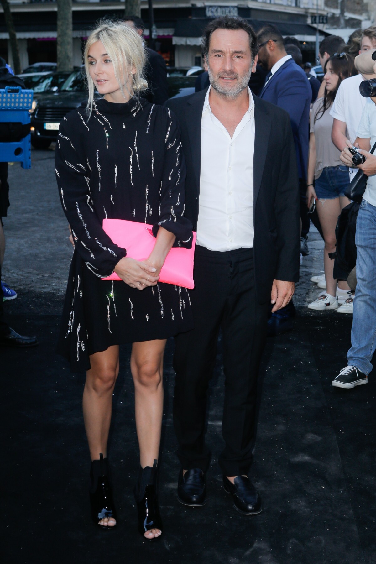 Photo : Gilles Lellouche et sa compagne Alizée Guinochet - Dîner de la ...