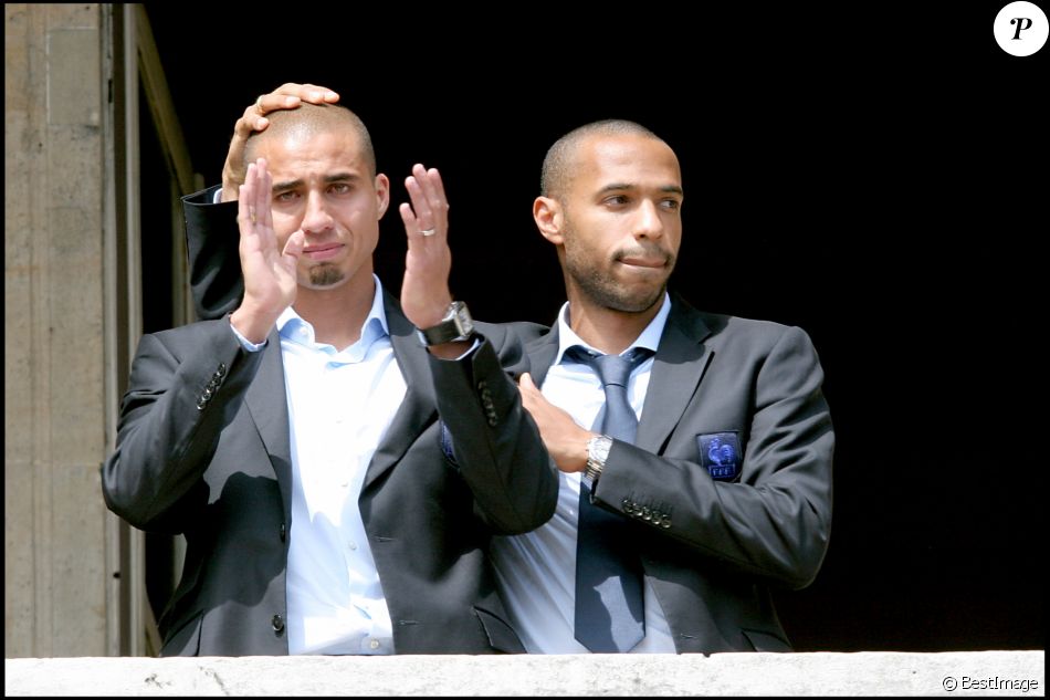David Trézéguet et Thierry Henry - Après la défaite de la France en ...