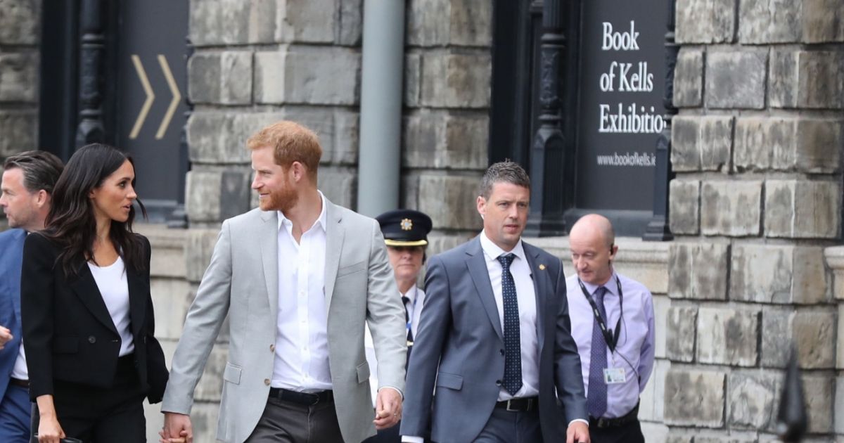 Le prince Harry, duc de Sussex et sa femme Meghan Markle, duchesse de ...