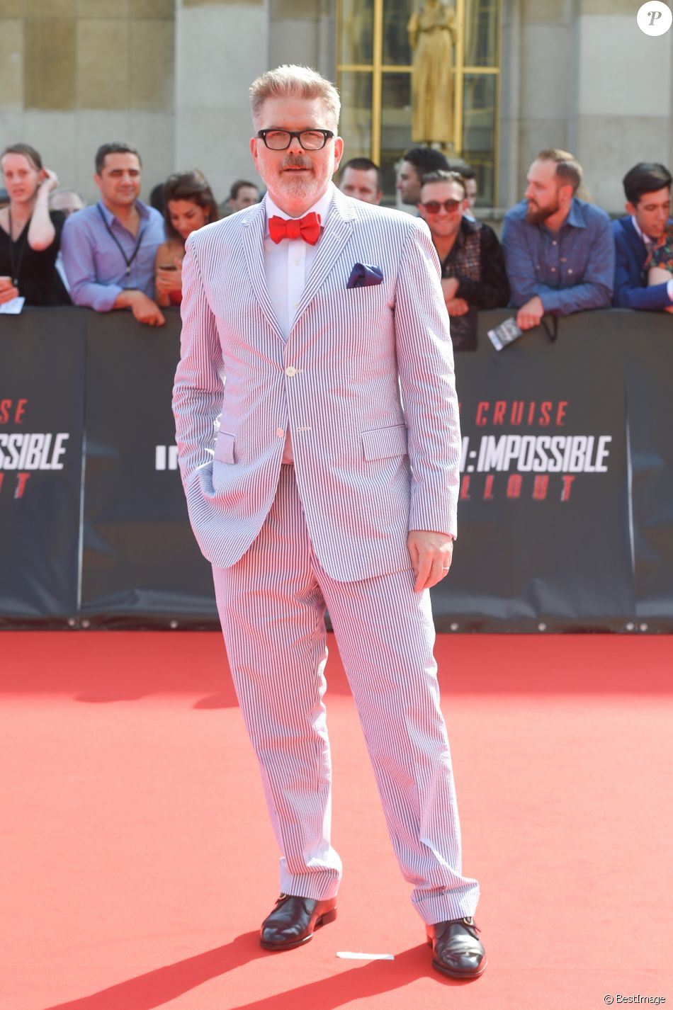 Christopher McQuarrie à l'avant-première mondiale de Mission ...