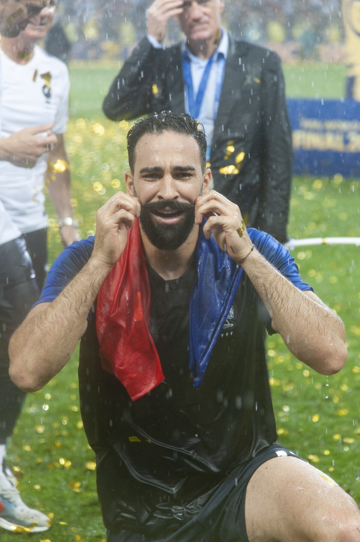 Photo : Adil Rami - Finale de la Coupe du Monde de Football 2018 en ...