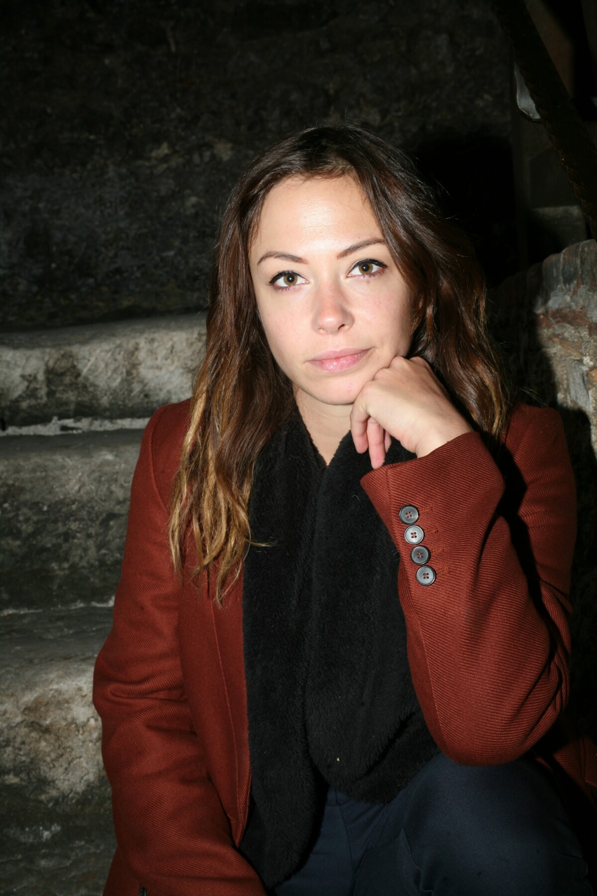 Photo : Exclusif - Dounia Coesens - Visite des caves Henri Bourgeois de ...